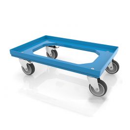 Buy Budget Eco Blue Open Deck Transport Trolley Online in UK - Caterbox