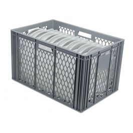 Buy Charger Plate Storage Crate With Dividers Online in UK - Caterbox
