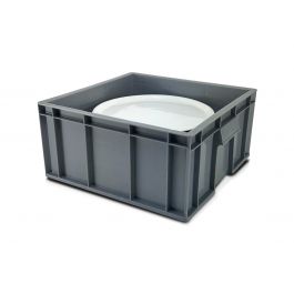 Buy Large Square Heavy Duty Plate Storage and Transportation Box for ...