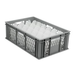 Buy Tall Half Pint Glass Ventilated Storage Crate Online - Caterbox