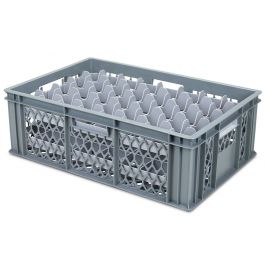 Buy Industrial Glassware Crate With Removable Inserts - 40 Compartments ...