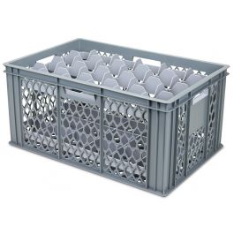 Buy Ventilated Glassware Crate With Removable Inserts - 24 Compartments ...