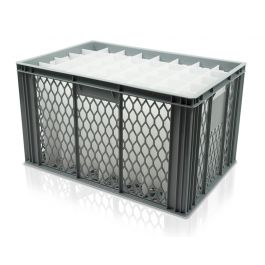 Buy Ventilated Storage Crate For Tall Champagne Flutes Online - Caterbox