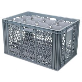 Buy Stackable Ventilated Crate With Inserts - 12 Compartments Online ...