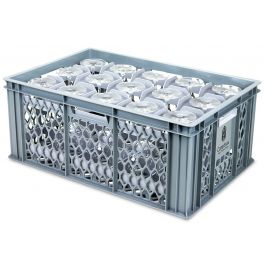 Buy Stacking Ventilated Crate With Removable Dividers - 15 Compartments ...